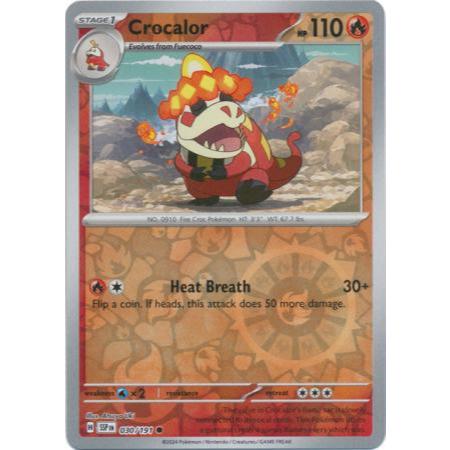 Crocalor - 030/191 - Reverse Holo | POKEMON TCG: Surging Sparks ...