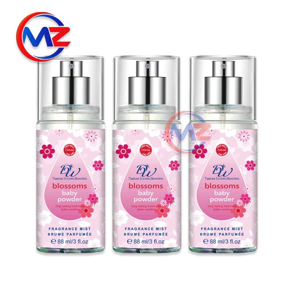 ( SET OF 3 ) DW Baby Powder Perfume Blossoms Long Lasting Oil Base ...