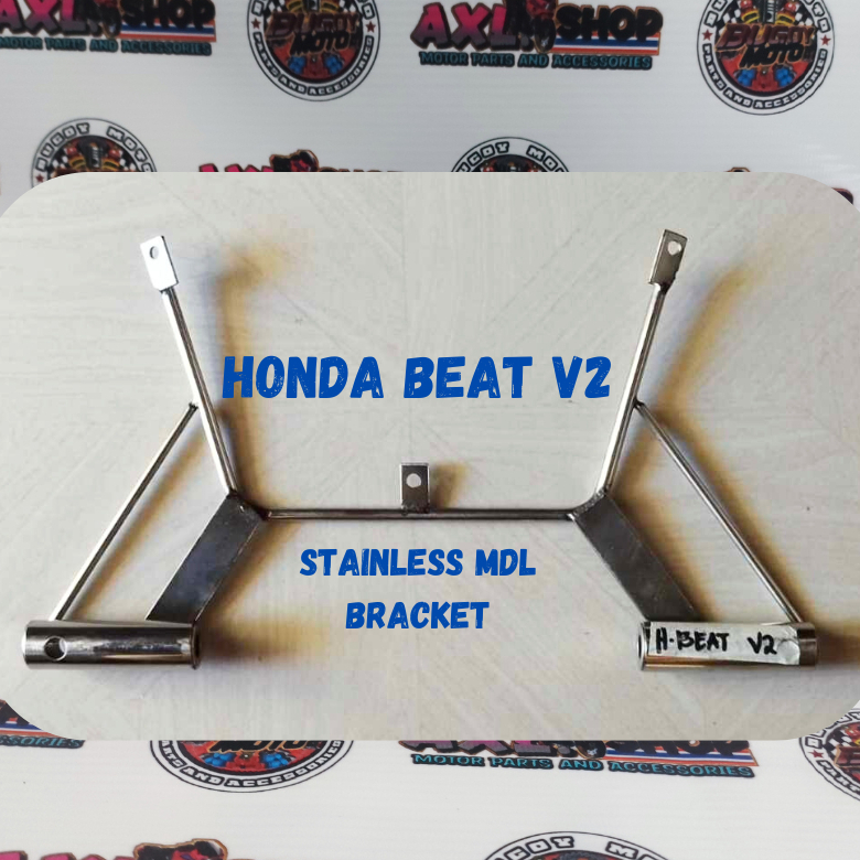 HONDA BEAT V2 MDL BRACKET STAINLESS BRACKET FOR MINI DRIVING LIGHT BEAT ...