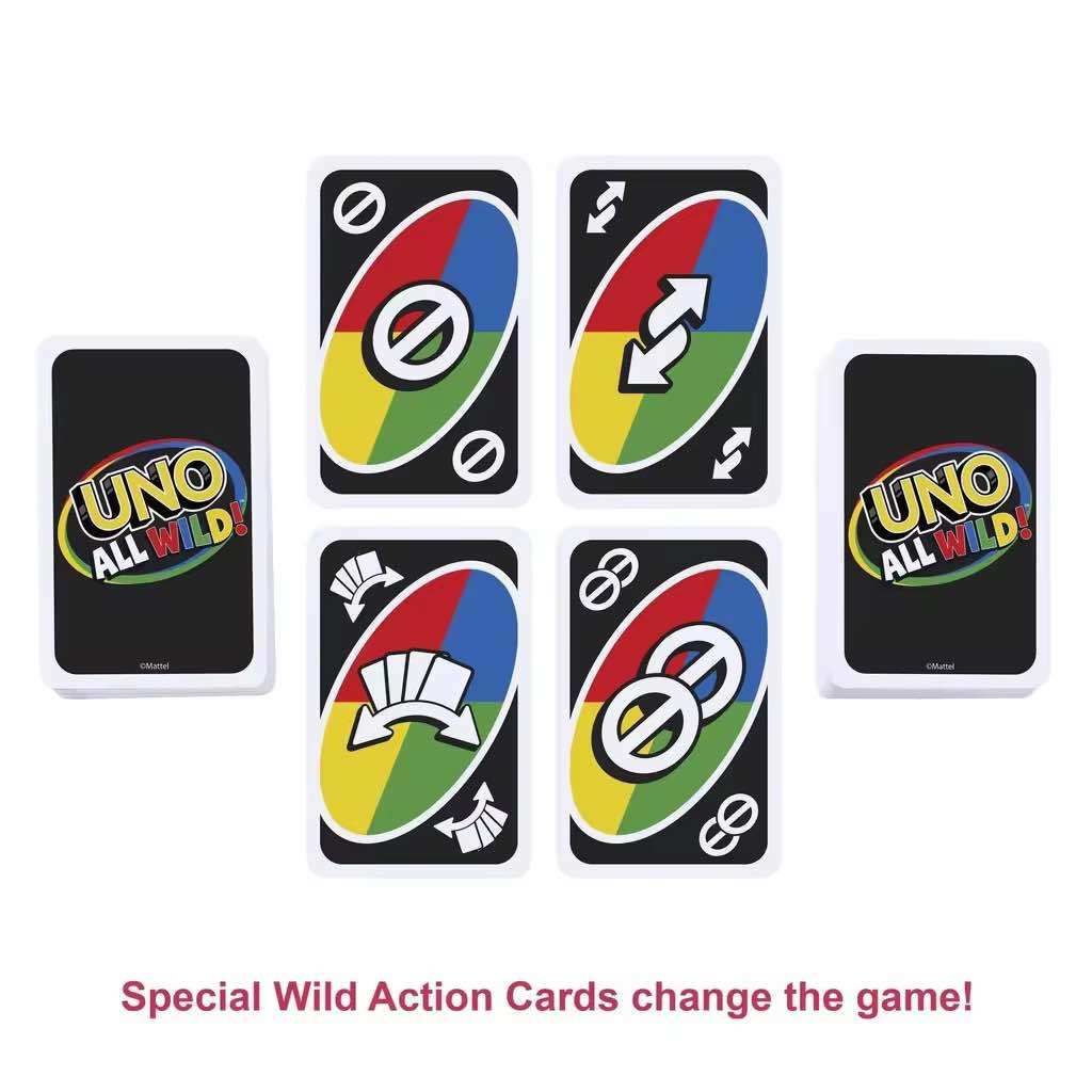Uno All Wild deck - Uno cards - All cards are free cards | Shopee ...