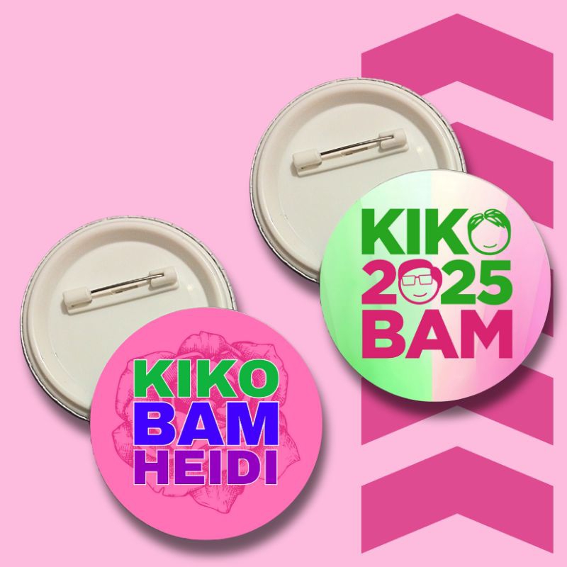 Kiko-Bam-Heidi Button Pins | Shopee Philippines
