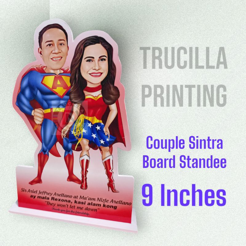 Customized Couple Sintra Standee with penholder | Shopee Philippines