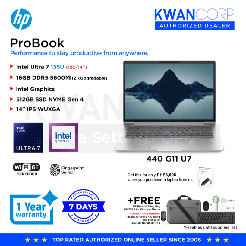 HP ProBook 440 G11 with Microsoft Office 2021 Professional Plus ...