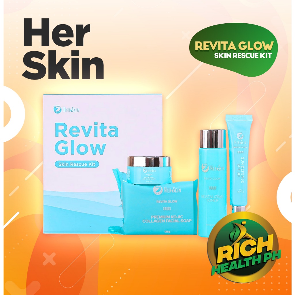 Her Skin Revita glow Skin Rescue HERSKIN ORIGINAL Complete Set | Shopee ...