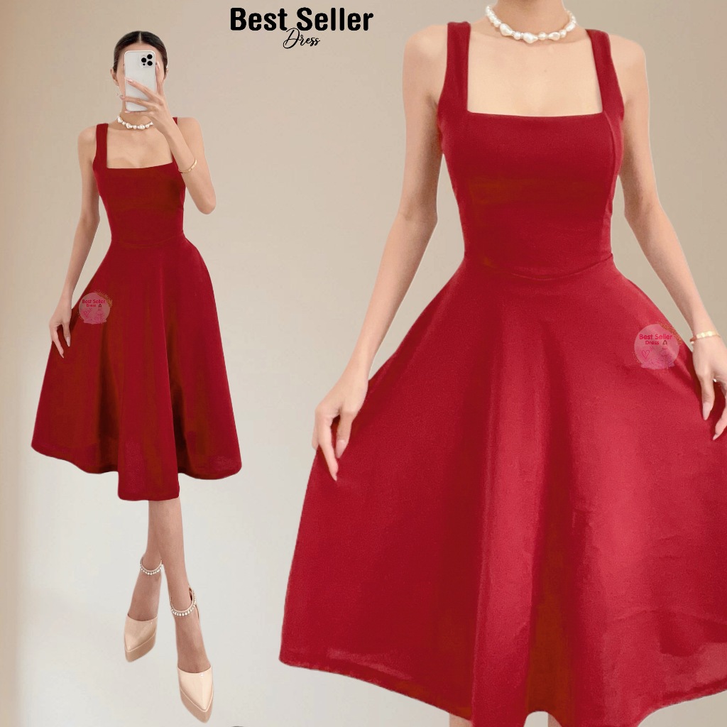 BSD Best Seller Ivory (S-2XL) Sleeves Midi Dress With One SidePocket ...