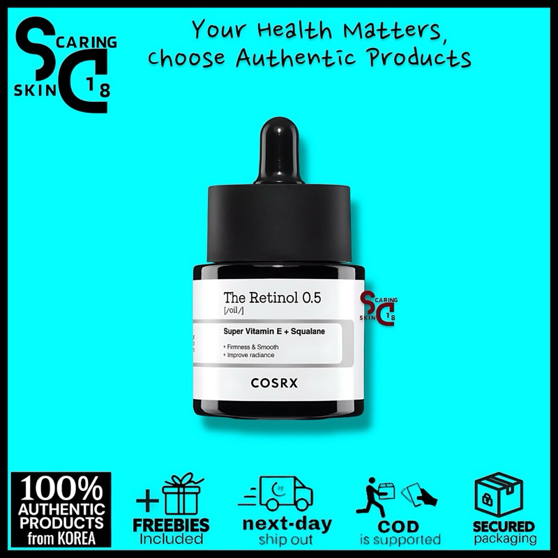 [EXP 08.2026] Cosrx The Retinol 0.5 Oil 20ml By SkinCaring18 SK | Shopee Philippines