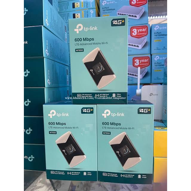 USED Tp-link M7650 MIFI LTE A 4G FDD TDD CAT11 600Mbps Mobile WI-FI ...