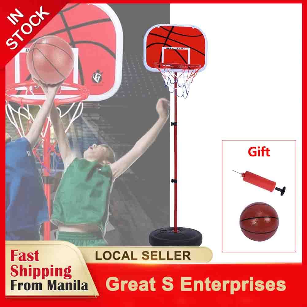 Height Adjustable Basketball Stand System Hoop Backboard Net Kit for ...