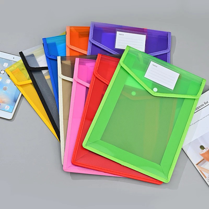 Walin 3D VERTICAL ENVELOPE Waterproof Stationery Storage Pouch File ...