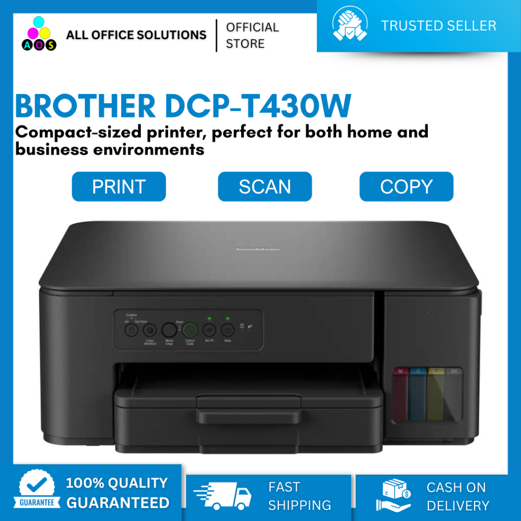 Brother DCP-T430W Ink Tank Printer | Shopee Philippines