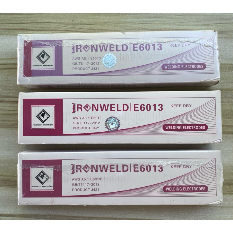 Ironweld E6013 Welding Electrodes 2.5mm x 300mm (5.5 lbs) | High-Quality Welding Rods (Actual ...