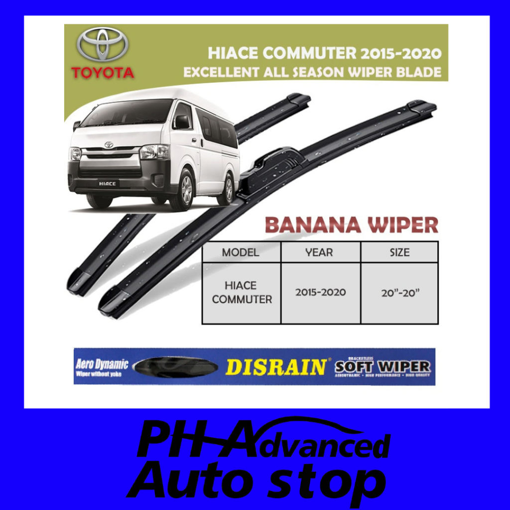 Disrain Car Wipers Hook Type Aeroblade Wiper for 2008-2018 Hiace ...