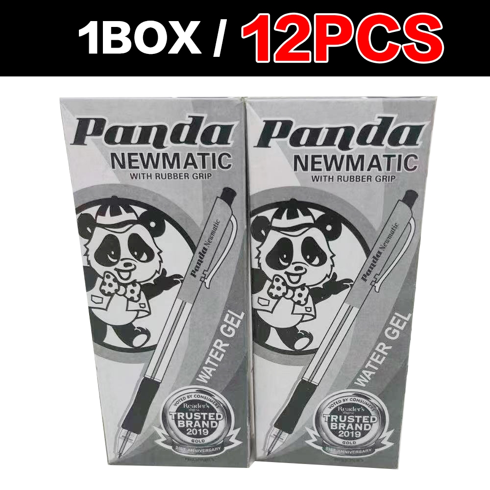 (757 Panda Ballpen Panda Crystal Tech Pen Water Gel | Shopee Philippines