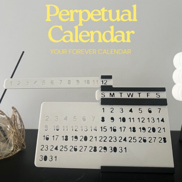 Perpetual Calendar Sustainable & Eco friendly | Shopee Philippines