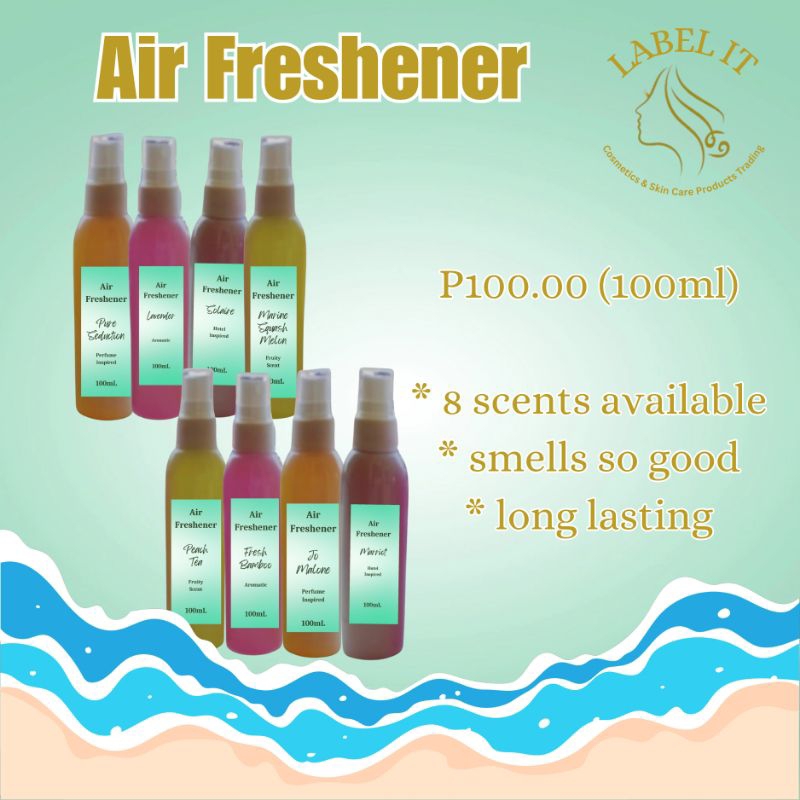LABEL IT Air Freshener (100ml) | Shopee Philippines