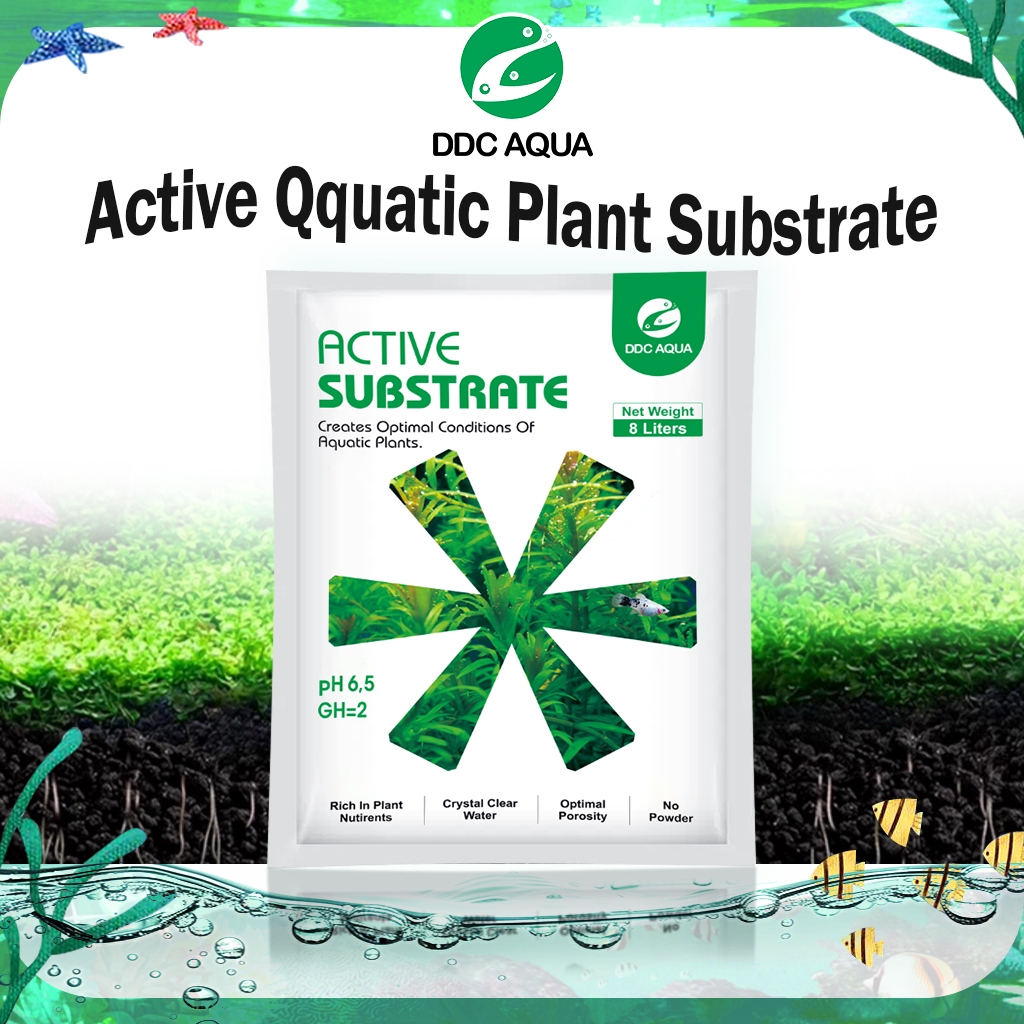 DDC Aqua Soil Substrate And Plant Aquarium Active Substrate Black Soil ...