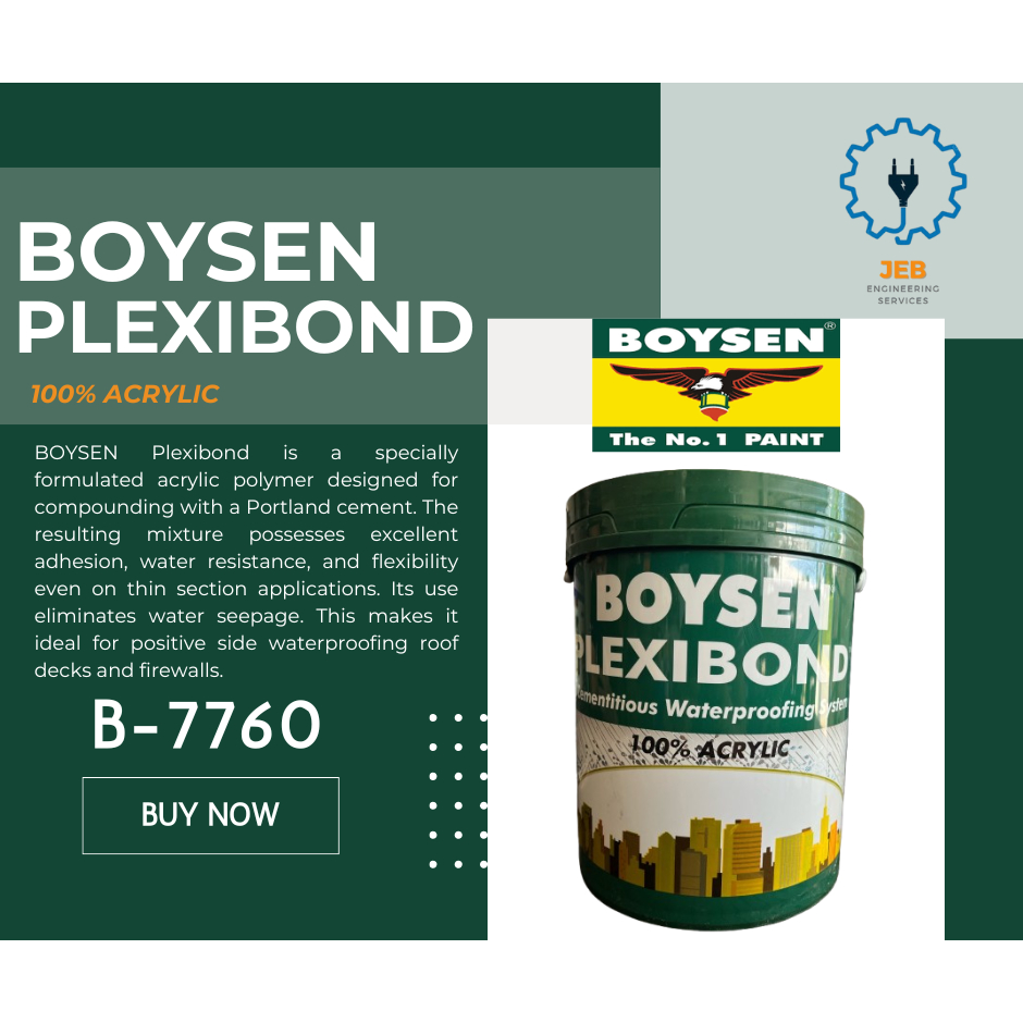 BOYSEN PLEXIBOND B-7760 4L | Shopee Philippines