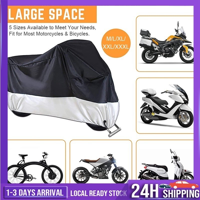 Gooloo Motorcycle Cover Waterproof for Honda Click 125i Yamaha Mio with ...