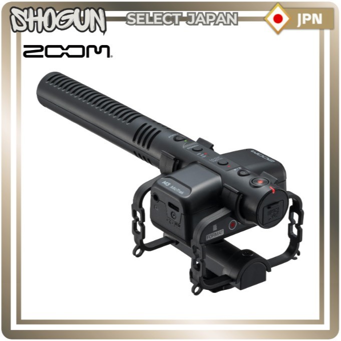 ZOOM M3 Stereo Shotgun Microphone, Black, On-camera microphone with 32 ...