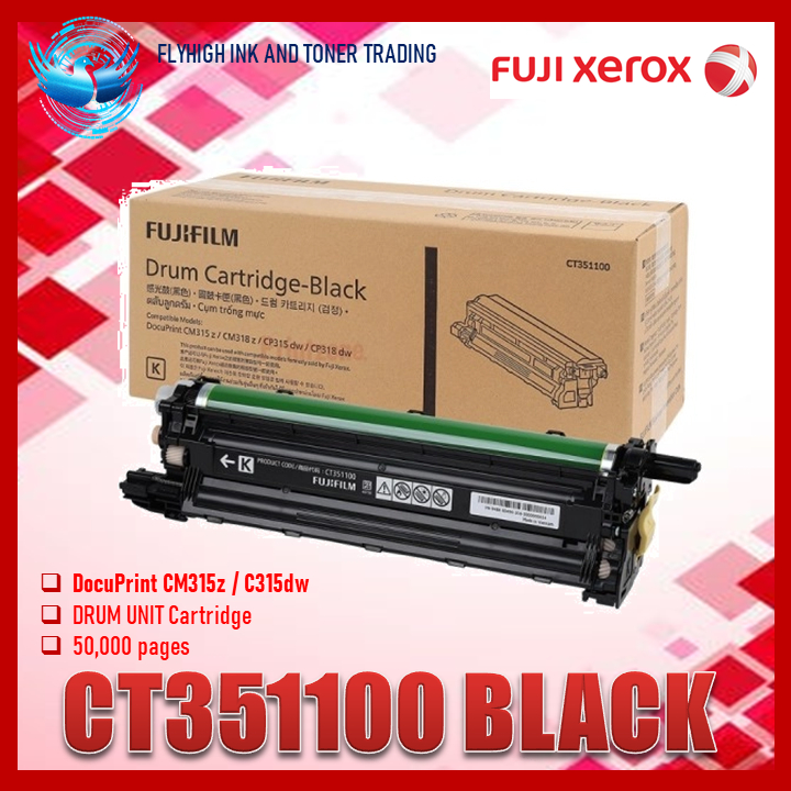 Fuji Xerox CT351100 BLACK Original DRUM UNIT for Fuji Xerox Docuprint ...
