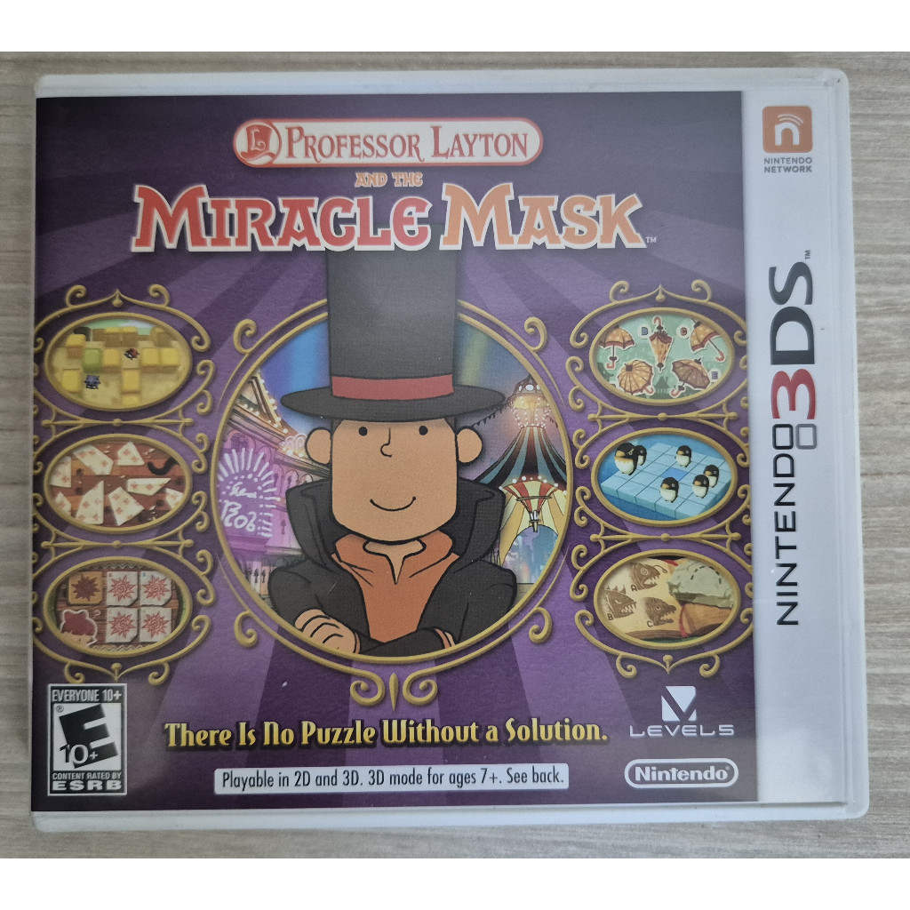 Nintendo 3ds Professor Layton And The Miracle Mask Shopee Philippines