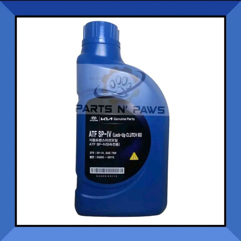 Automatic Transmission Fluid Hyundai ATF SP-IV Lock up Clutch 6S 75W ...