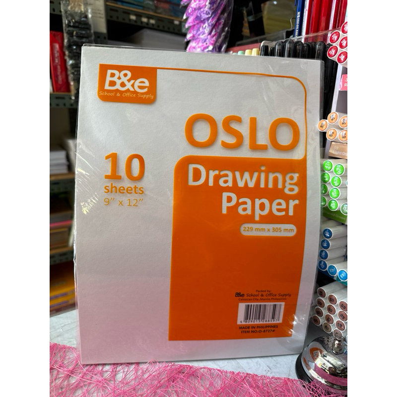 B&e Oslo Paper 10sheets 9x12 229mmx305mm | Shopee Philippines