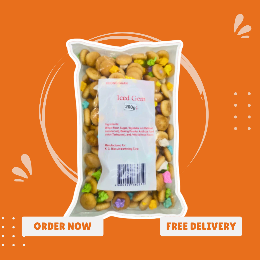 ICE GEM PLAIN BISCUITS (200 GRAMS) | Shopee Philippines