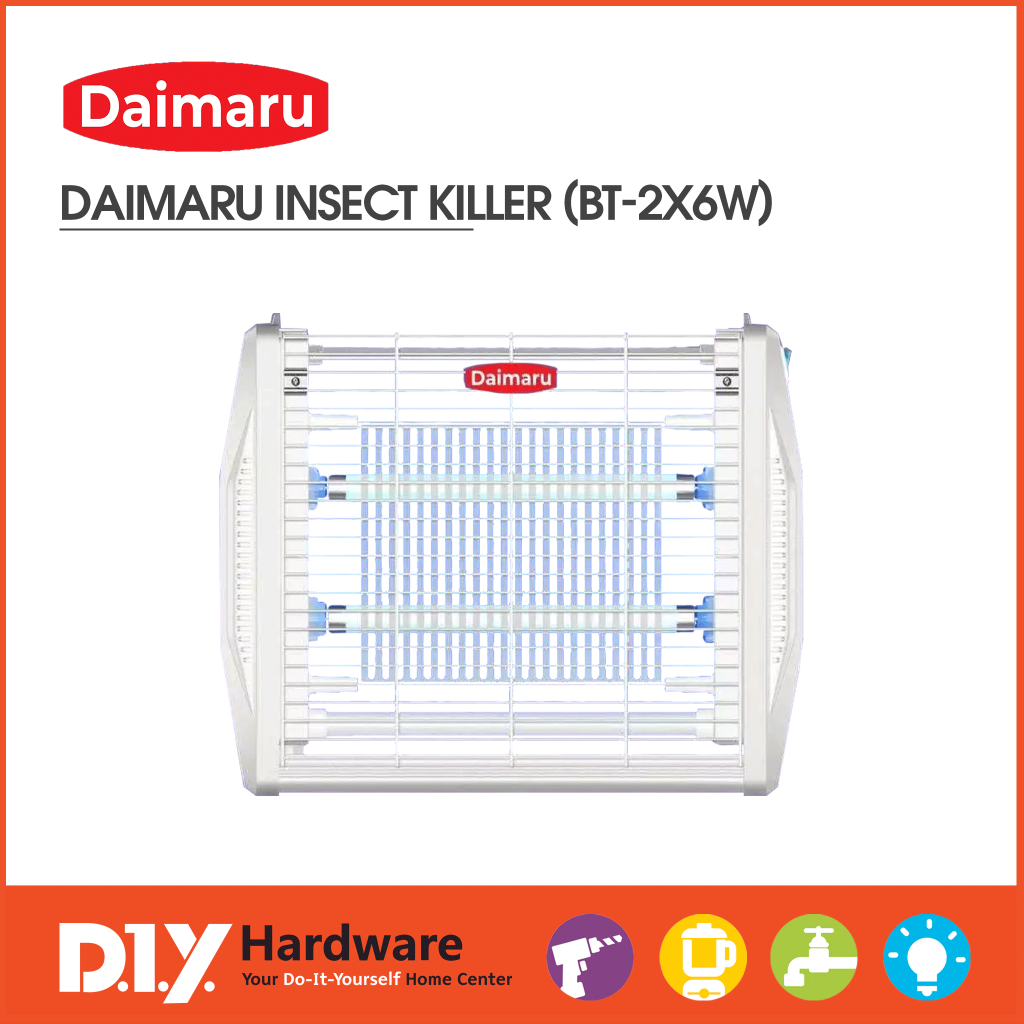 DAIMARU by DIY Hardware Insect Killer BT-2x6W (White) | Shopee Philippines