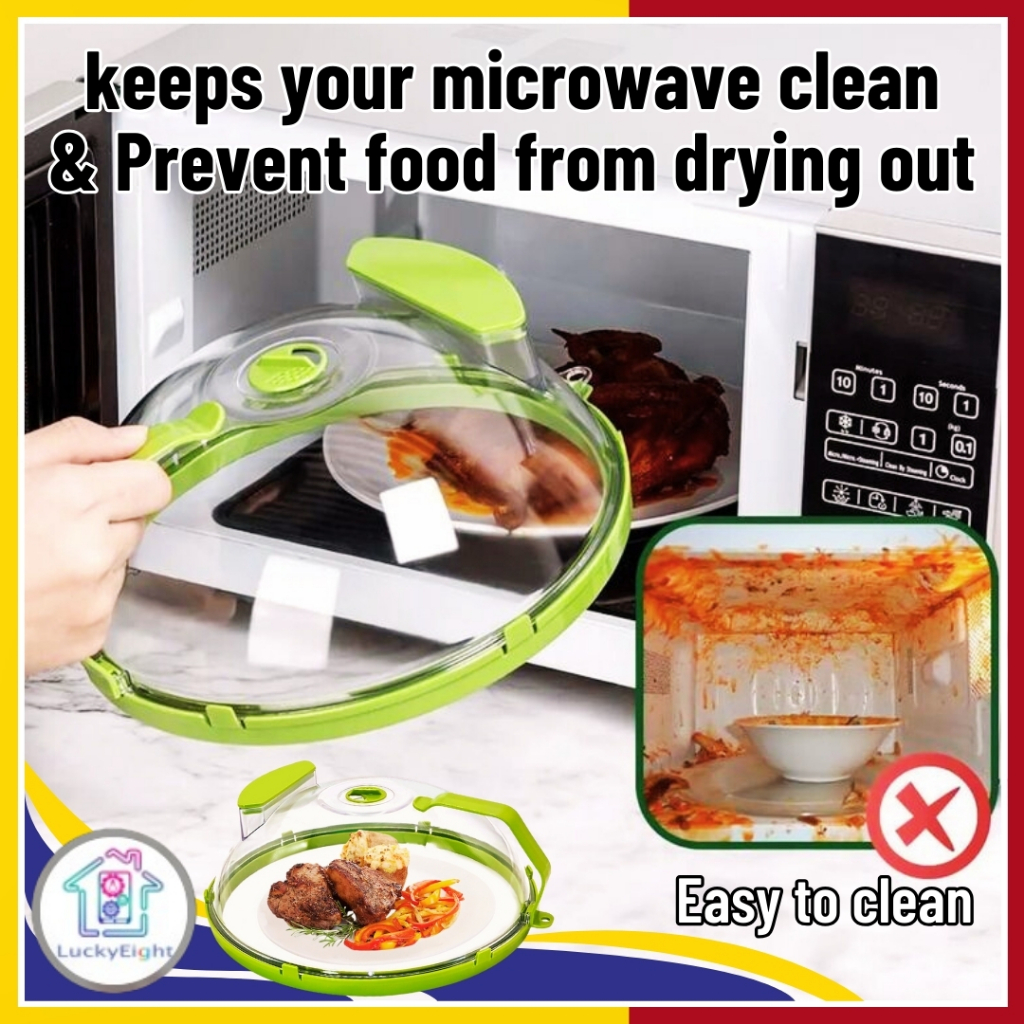 10inch Steam Function Microwave Oven Splatter Cover Anti Splash Food ...