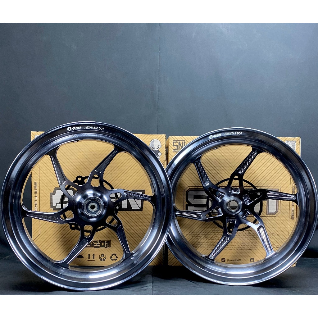 TPC NEW MAGS OF G-REN - SEMI FORGED SF-01 FOR YAMAHA NMAX2020 SIZE 13 3 ...