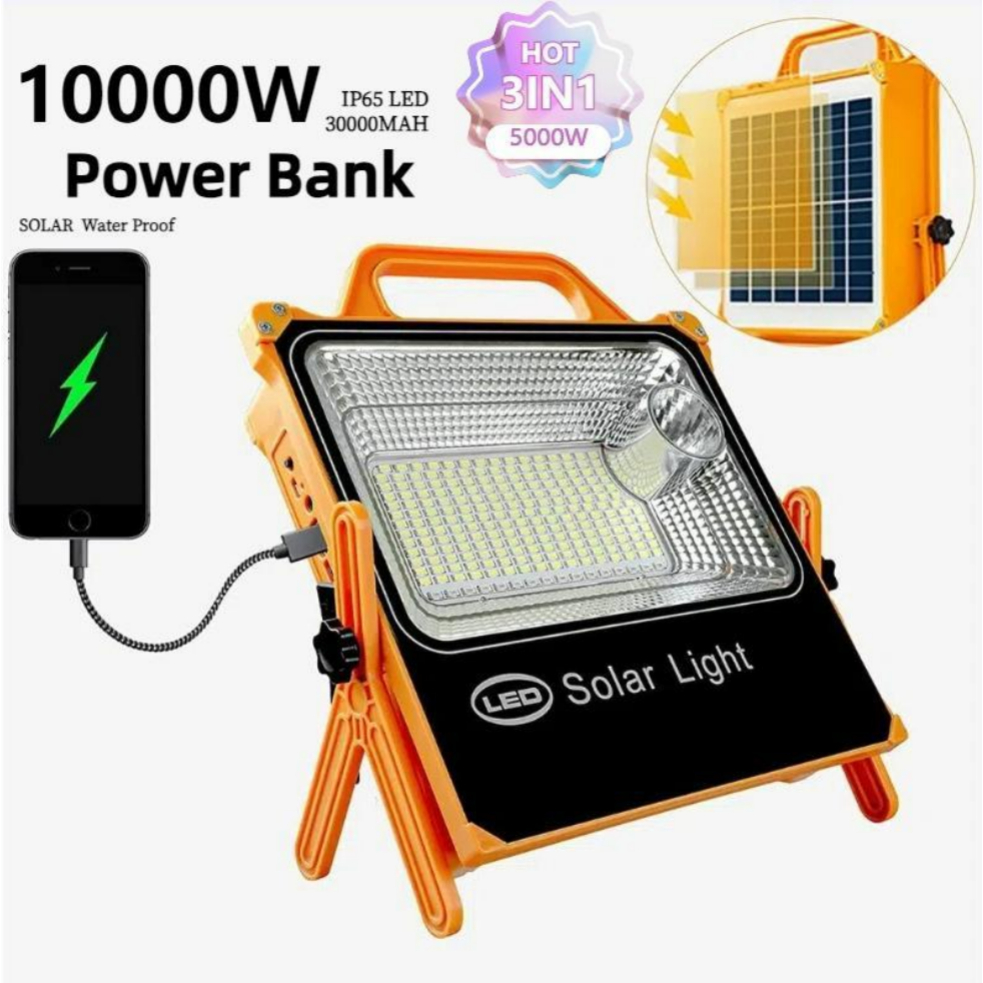 COD Solar Emergency Light Solar Flashlight Rechargeable Outdoor ...