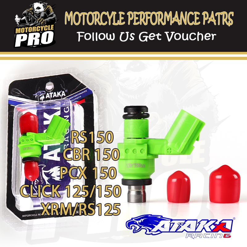 ATAKA Fuel Injector RS150 / PCX / XRM Fi / BEAT / CLICK / ADV / CBR ...