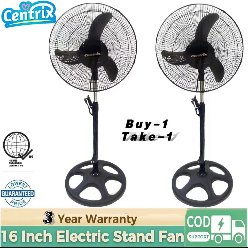 Centrix Stand Fan BUY 1 TAKE 1 Electric Fan 16" Imported Motor CX-1666B ...