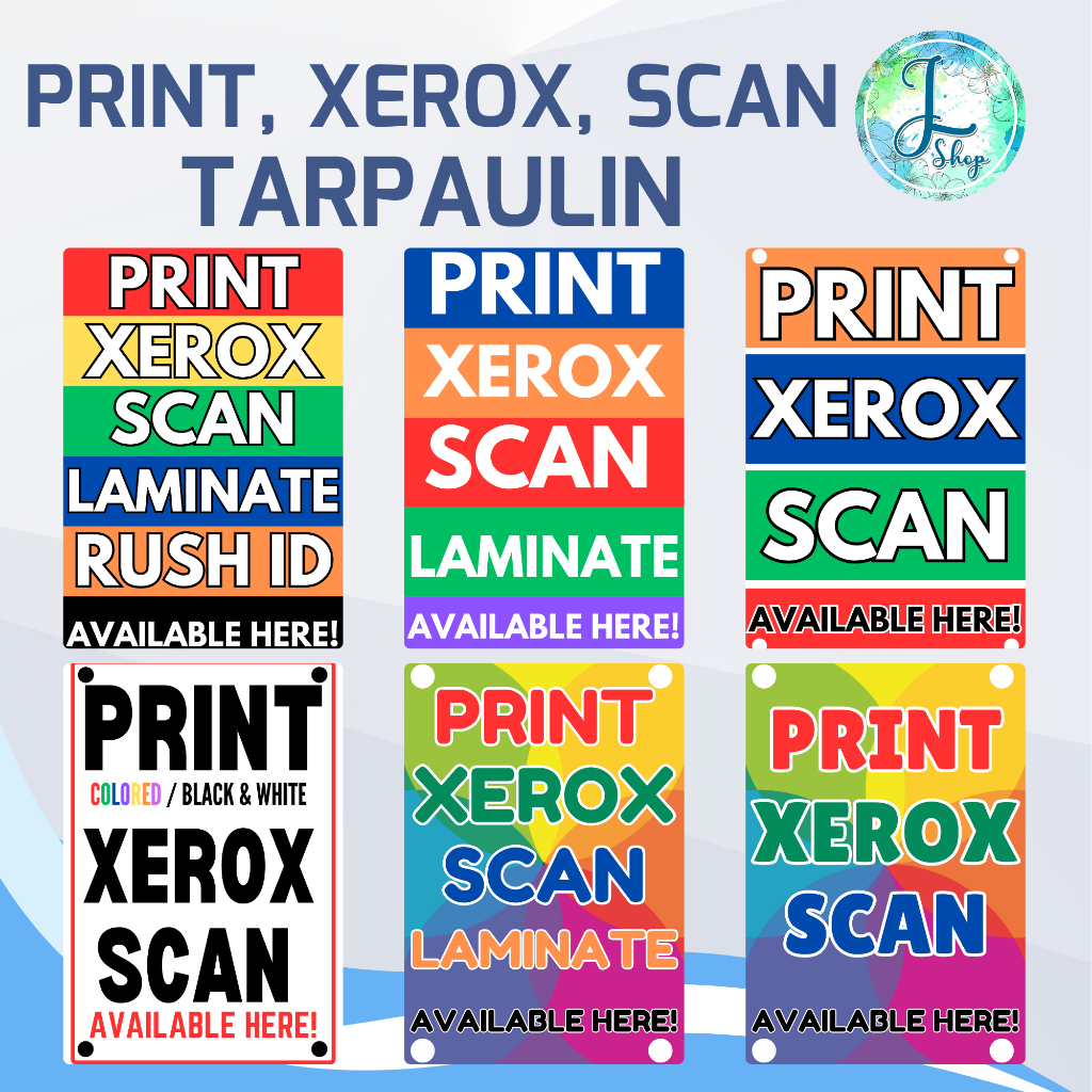 Print, Xerox, Scan Tarpaulin Print l Signage l With Eyelet on each Corner | Shopee Philippines