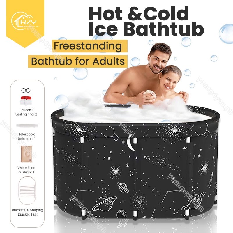 R2Y Portable Bathtub Soaking Bath Tub Large size Bathtub for Shower ...