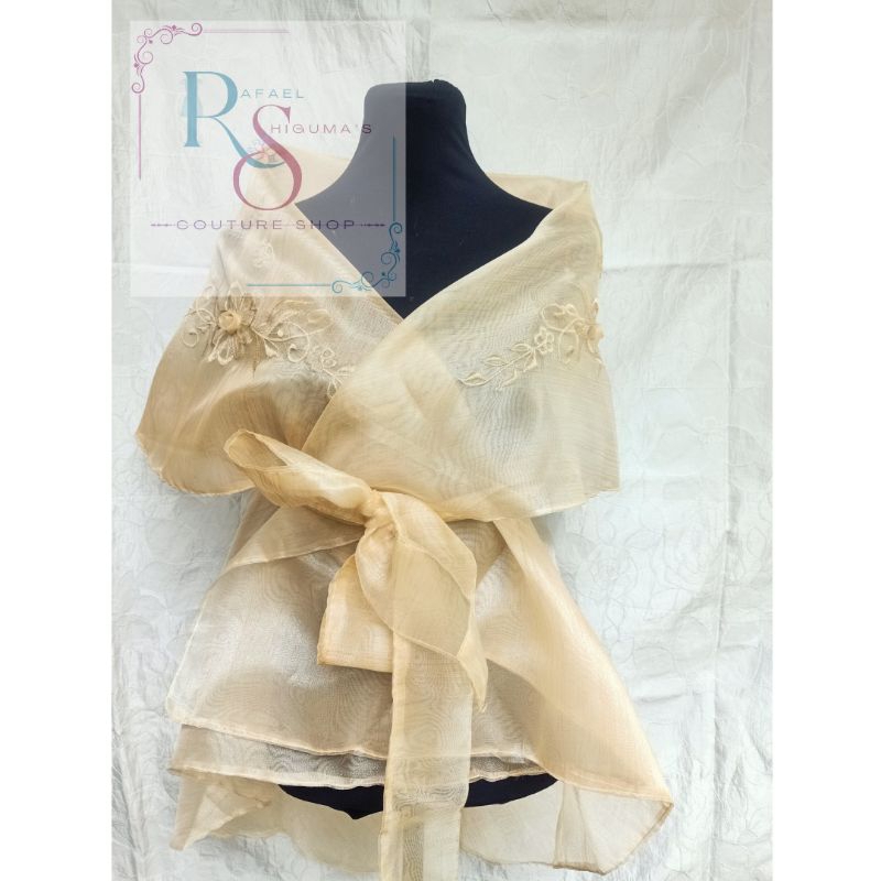 Filipiniana Panuelo Wrap Around Alampay | Shopee Philippines