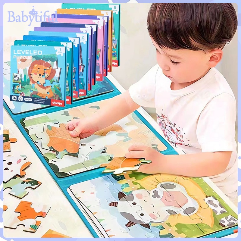 Magnetic Puzzle Books Jigsaw Puzzle Toy Enlightenment Bilingual Story ...