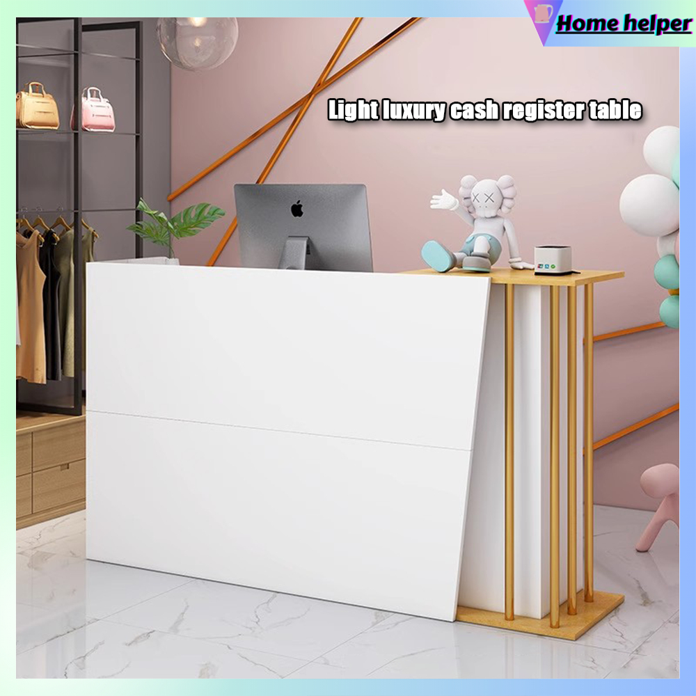 counter table store cashier Counter table for cashier Shop Small Simple ...