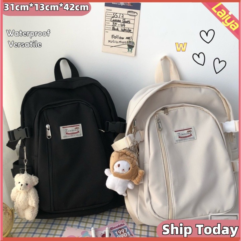 Light luxury style Japanese original drama student backpack female ...