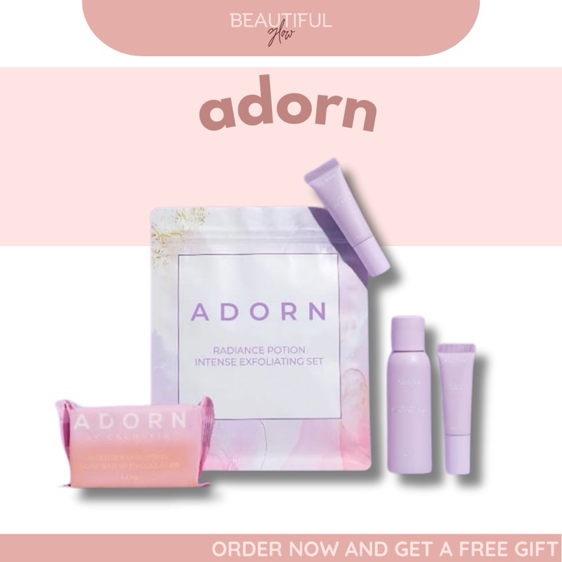 Adorn Radiance Potion Intense Exfoliating Set | Shopee Philippines