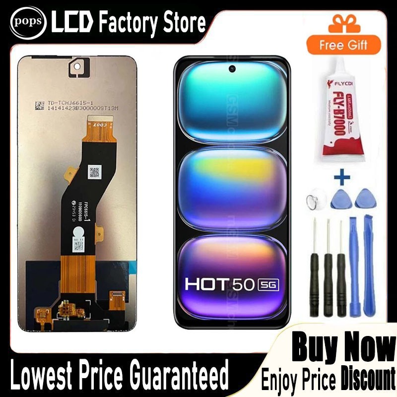 Infinix LCD Infinix Smart 9 Hot 50 4G 5G Hot 50i LCD Touch Screen ...