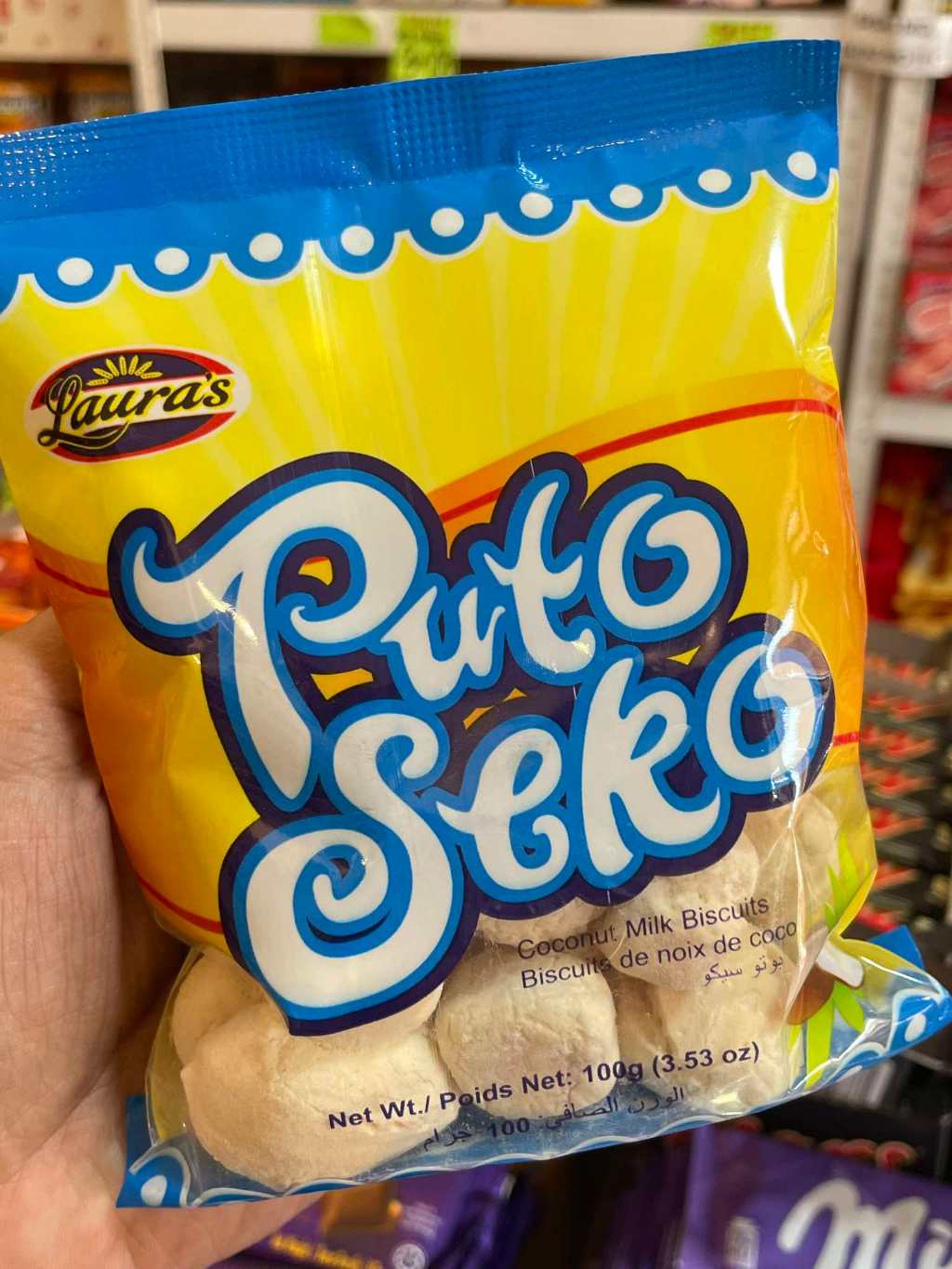 Lauras Puto Seko (coconut milk biscuit) 100g | Shopee Philippines