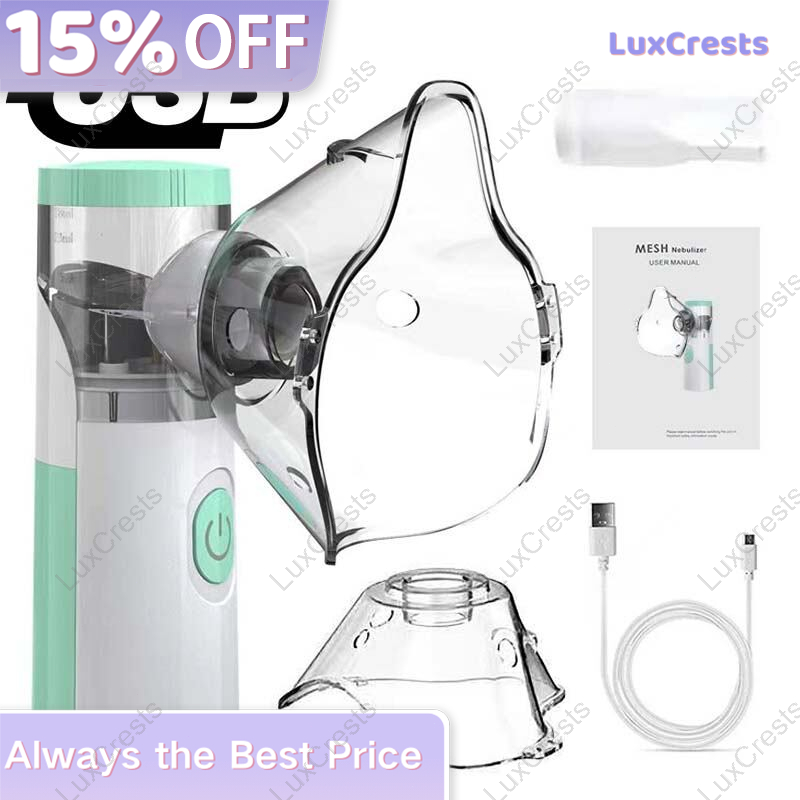 LuxCrests Nebulizer for Asthma Relief Fast Acting and Easy Clean ...