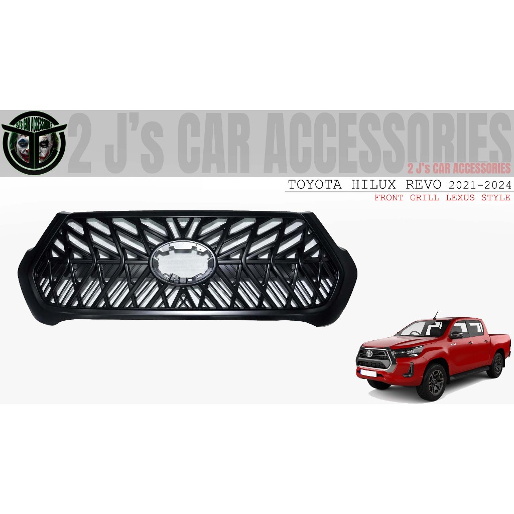 TOYOTA HILUX REVO 2021 TO 2025 FRONT GRILL / LEXUS TYPE FRONT GRILL ...