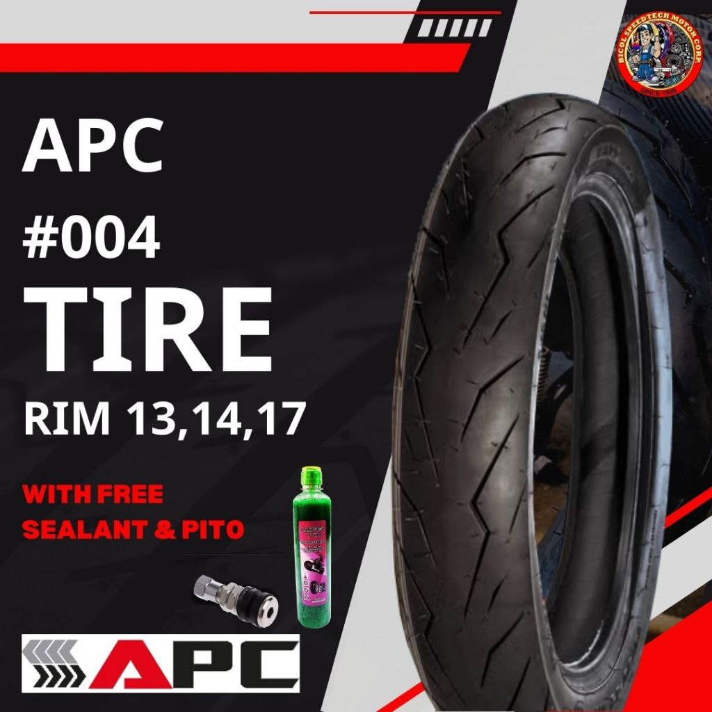 APC-004 TUBELESS TIRE WITH FREEBIES | Shopee Philippines