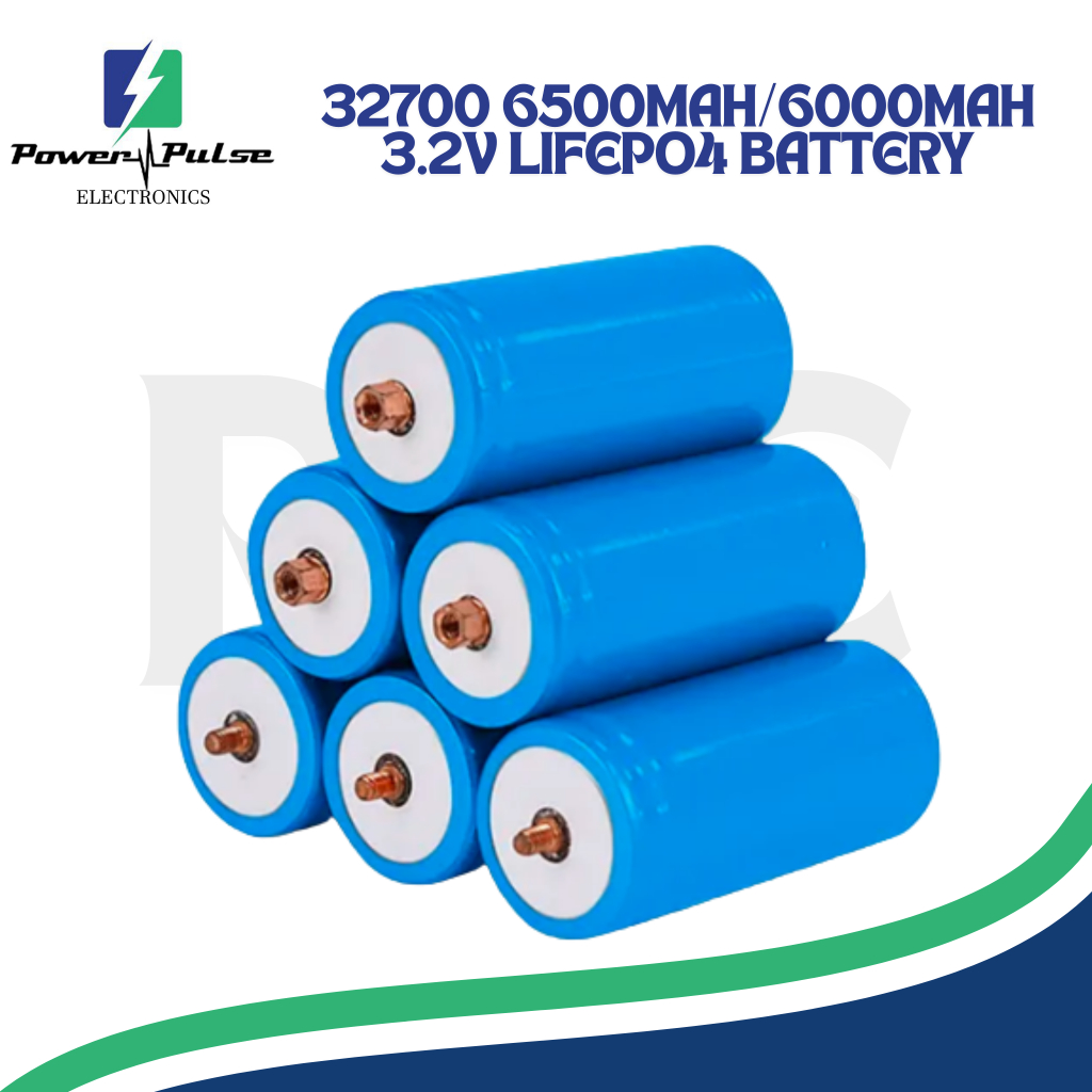 32700 6500mAh / 6000mAh 3.2V Cylindrical Cell Rechargeable Lithium Ion ...