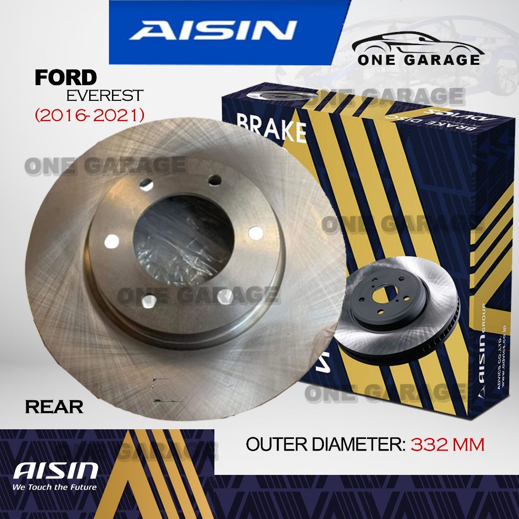 AISIN Brake Disc Rotor REAR For FORD EVEREST (2016-2021) | Shopee ...