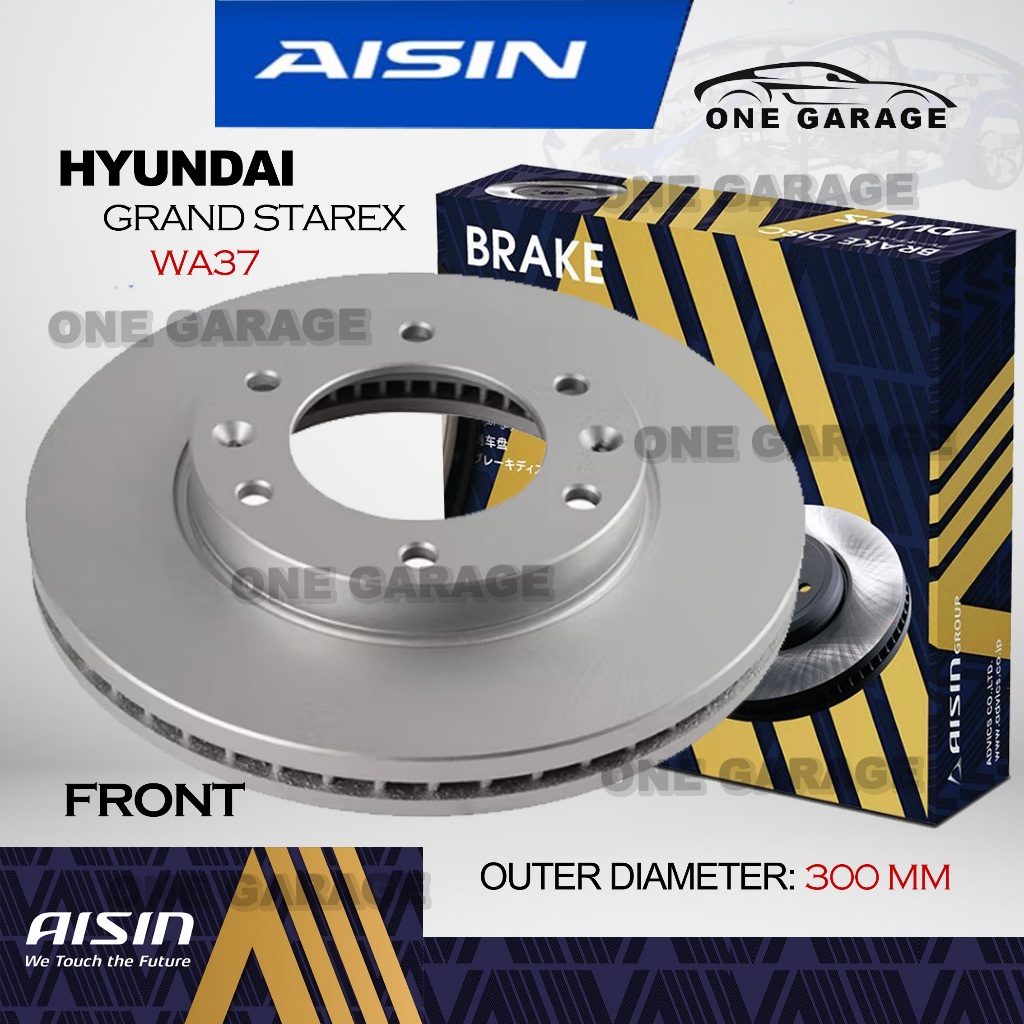 AISIN Brake Disc Rotor FRONT For HYUNDAI GRAND STAREX WA37 | Shopee Philippines