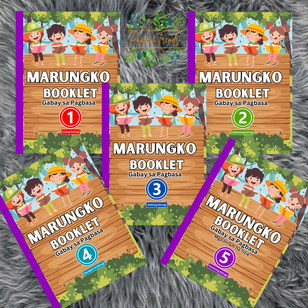 Marungko Booklet 1-5 Bahagi / Marungko Approach / Unang Hakbang Sa Pagbasa / Reading Book ...